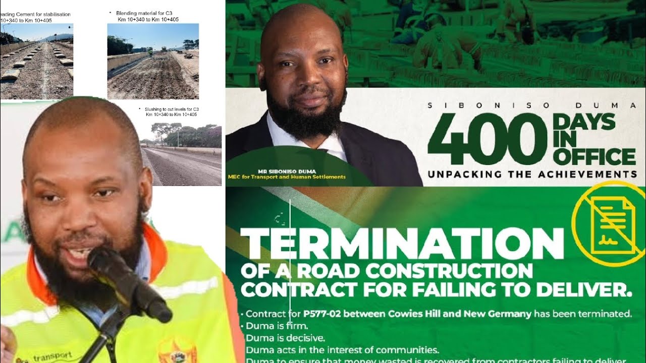 PINETOWN: Termination of road construction contract for failure to ...