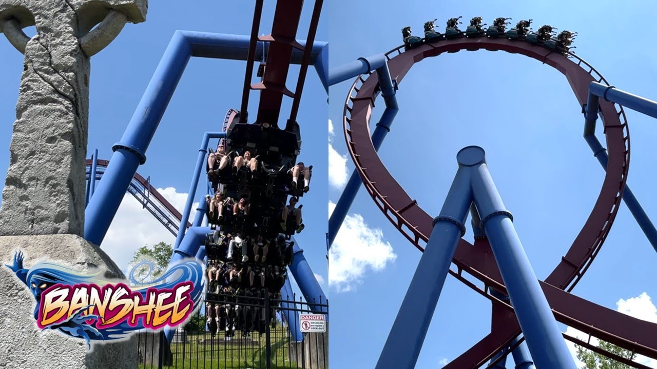 Banshee at Kings Island Behind The Scenes Tour - YouTube