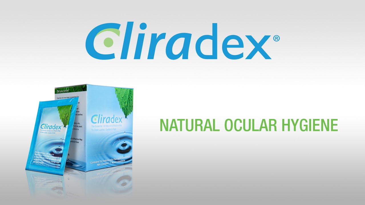 Cliradex® Natural Eyelid Cleanser Wipes - YouTube
