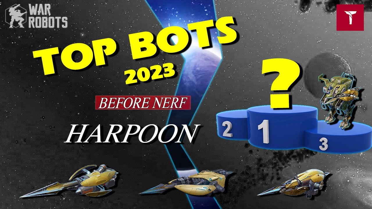 [WR] Top 5 Robots 2023 🔥 Using Harpoon Weapon Before Nerf #warrobots ...
