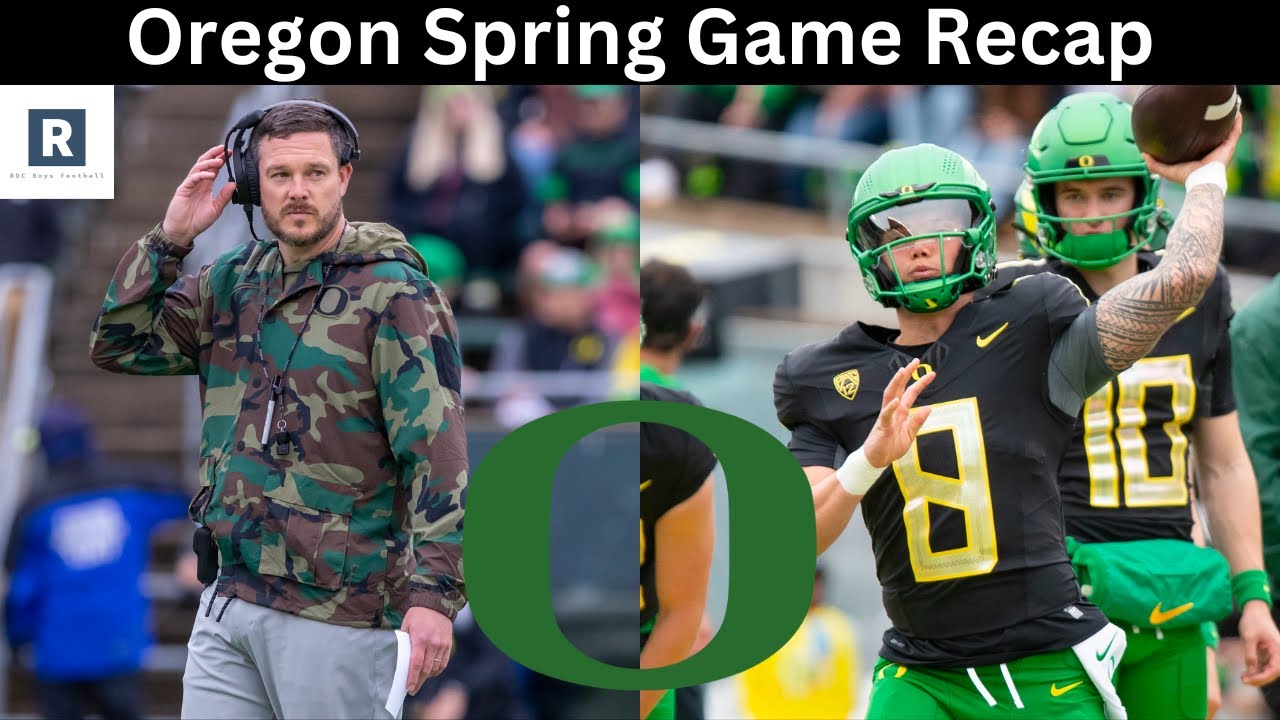 Oregon Ducks Spring Game Recap | Oregon Ducks Football - YouTube
