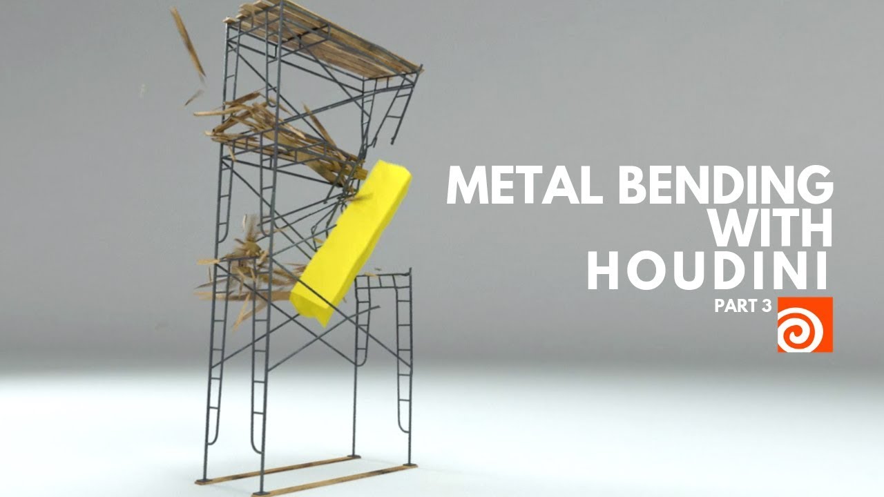 Dynamic Metal Bending Constraints in HOUDINI - part 3 - YouTube