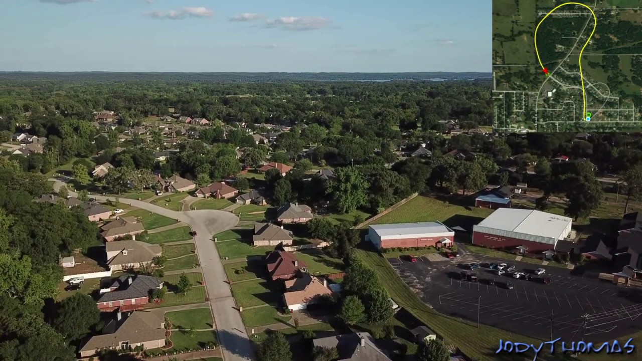Quick flight north of my neighborhood in Chandler, Texas - YouTube