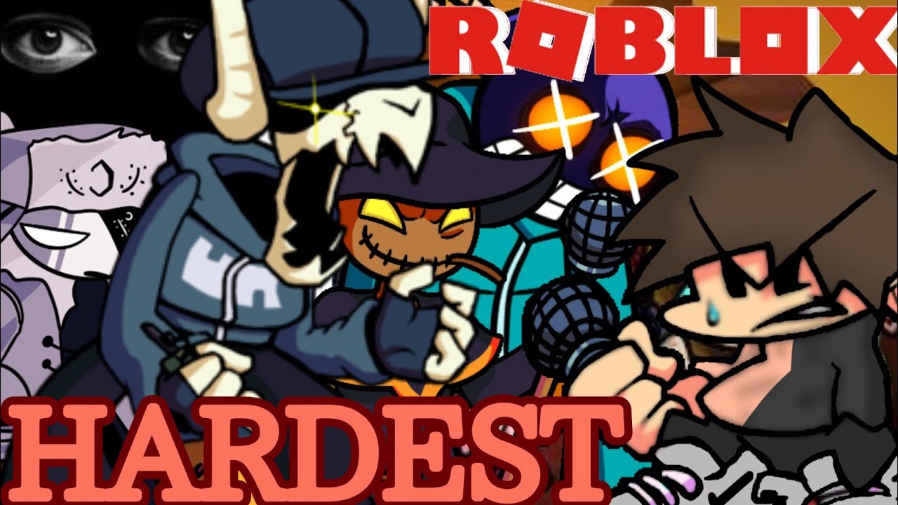 FNF BEGINNER TRIES THE HARDEST FNF MODS ON ROBLOX!(whitty,tabi,bob ...