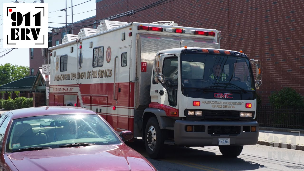 Massachusetts DFS Rehab Unit Responding - YouTube