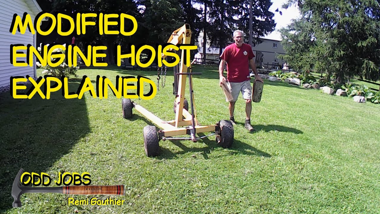 Modified Engine Hoist Explained.crane - YouTube