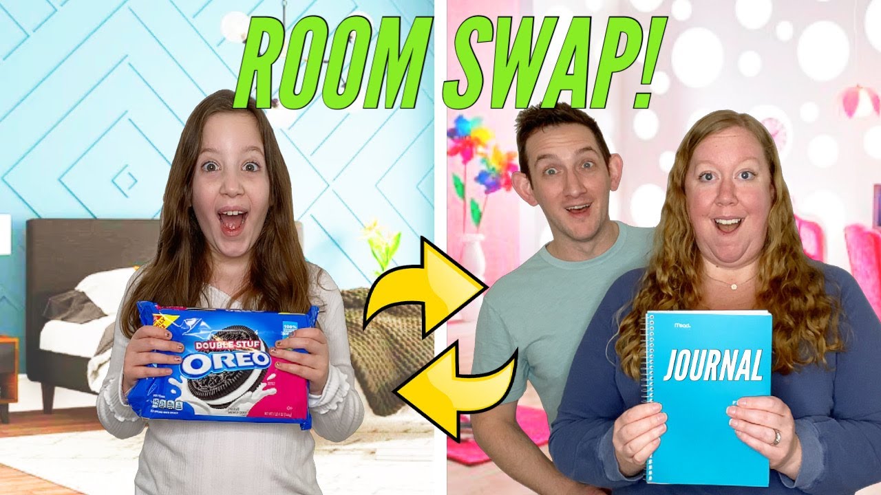 BEDROOM SWAP For 24 HOURS! - YouTube