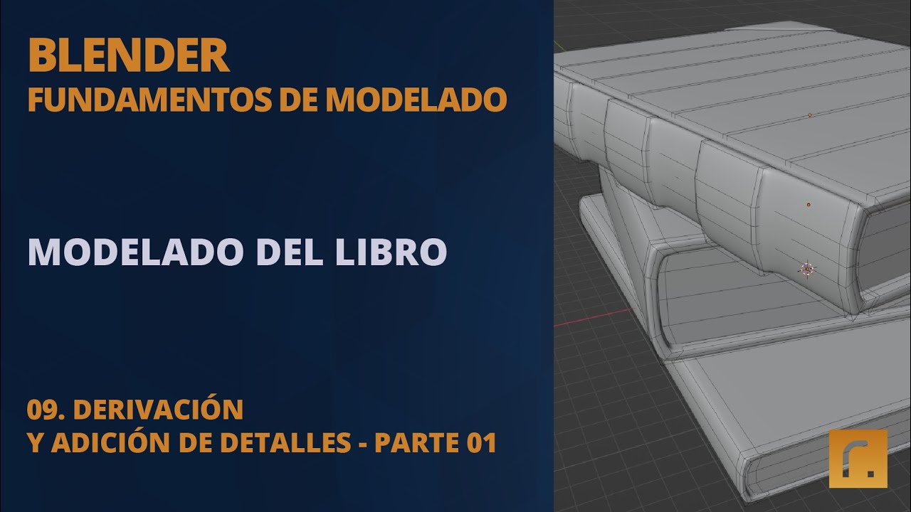 Fundamentos de Modelado en Blender - Modelado del Libro, Derivación y ...