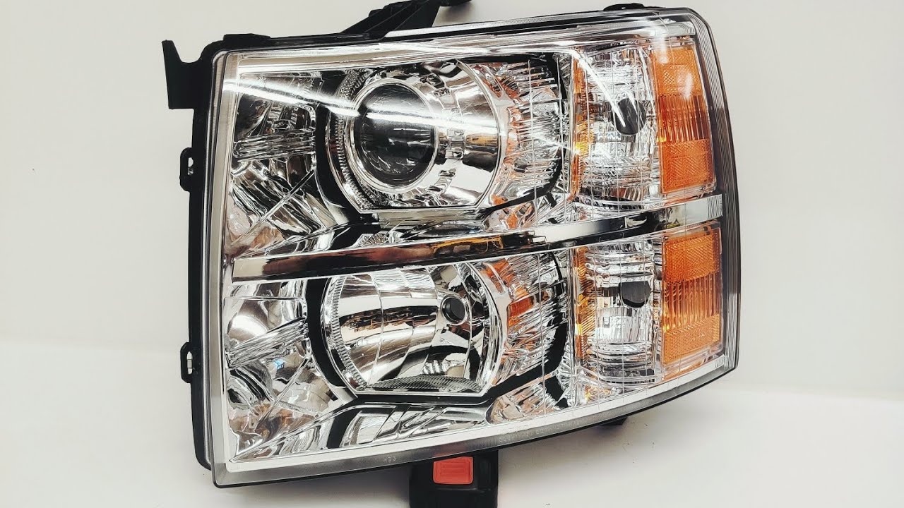 07 - 13 Chevrolet Silverado bi-led projector retrofit conversion - YouTube