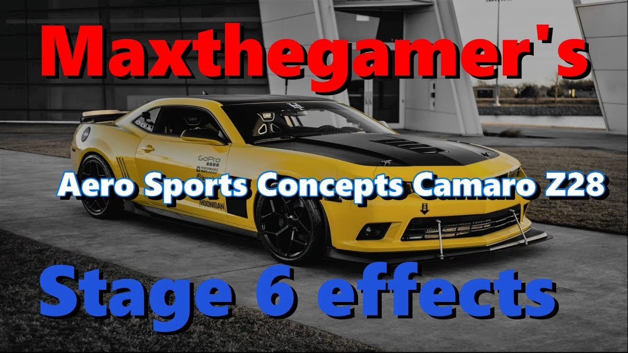 CSR2 ASC Camaro Z28 Stage 6 effects by Maxthegamer - YouTube