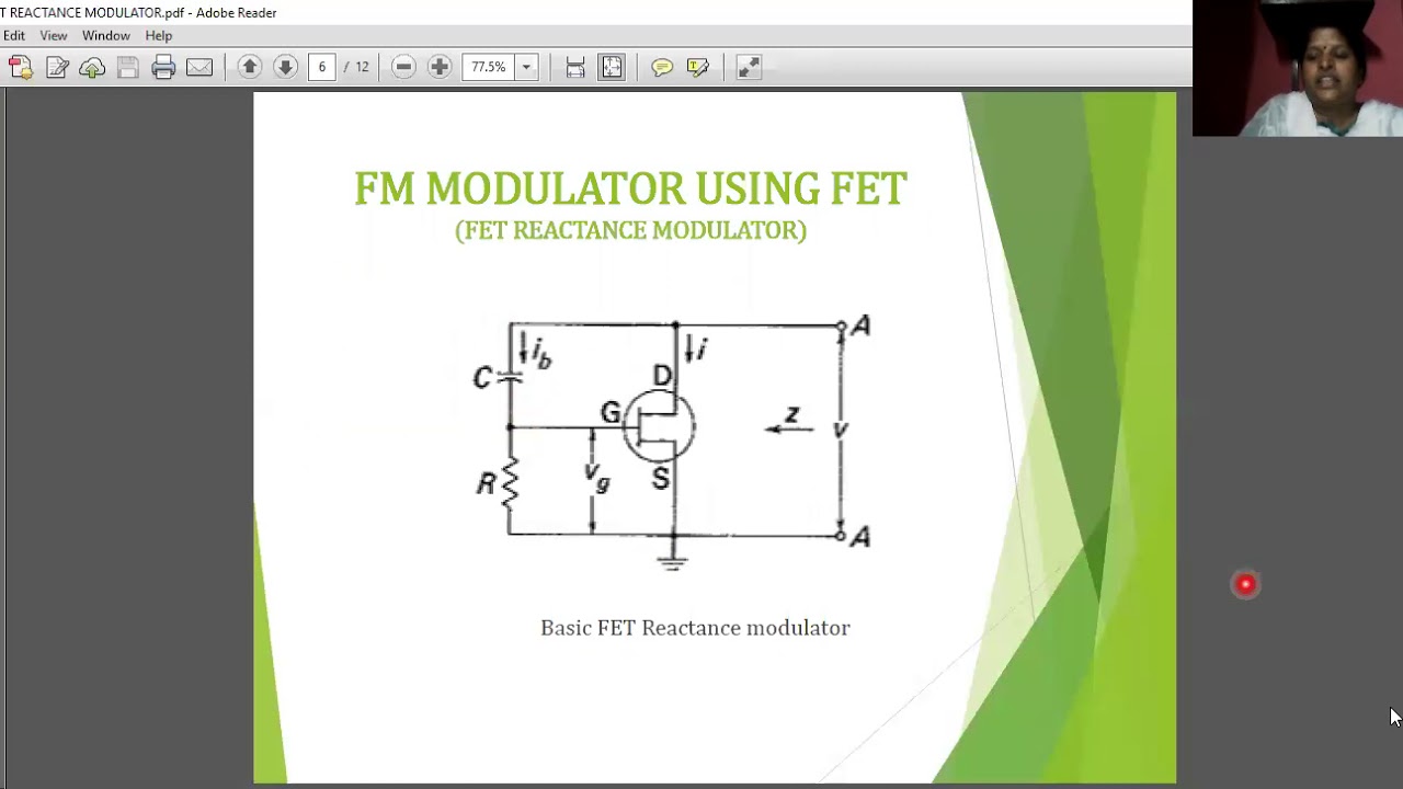 DIRECT FM REACTANCE MODULATOR EC 208 MODULE 5 BY SAJITHA A S ,ECE DEPT ...