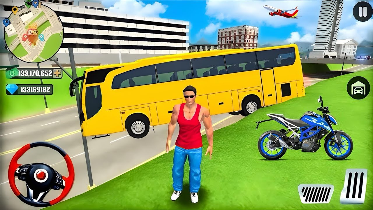 Public Transport Bus and Bike Driving in Open World Game - Android ...