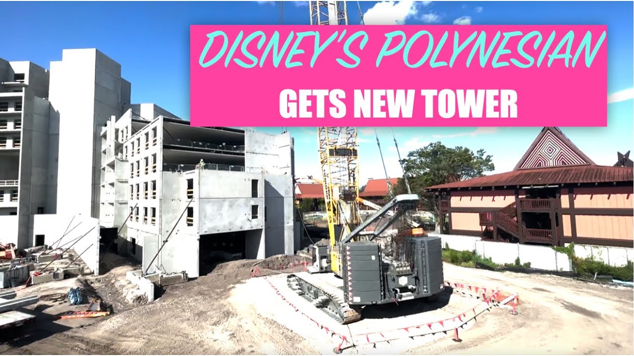 NEW TOWER AT DISNEY POLYNESIAN RESORT - YouTube