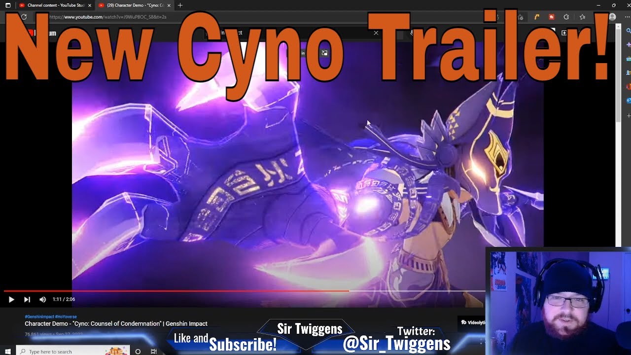 Cyno character demo trailer just dropped! My reaction! Genshin Impact ...