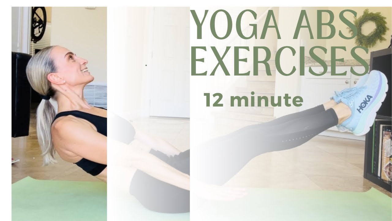 Yoga abs exercises - at home Series 14 @Fourtwofitness - YouTube