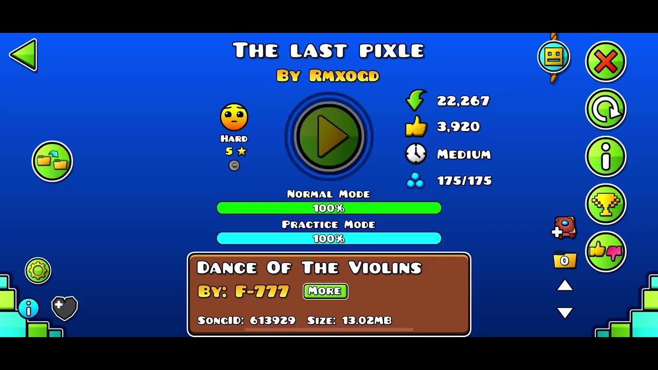 A spooky level from geometry dash 2.2 - YouTube