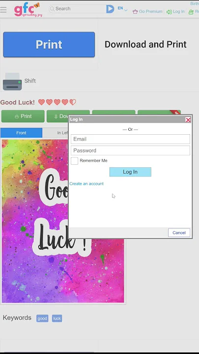 Printable Cards - Frequently Asked Questions