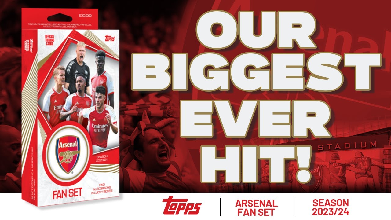 Opening The Arsenal Football Card Team Set and Hitting A Low Numbered ...