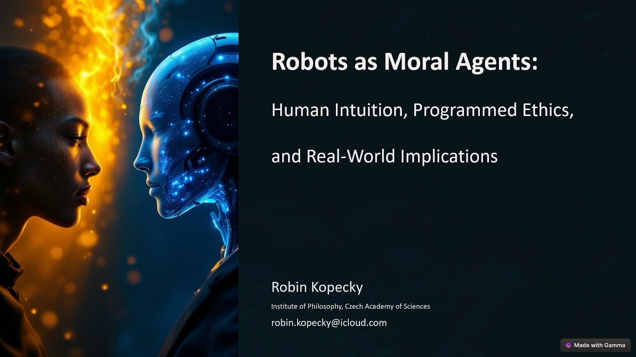 Robin Kopecký: AI a etika - morální asymetrie mezi člověkem a AI ...