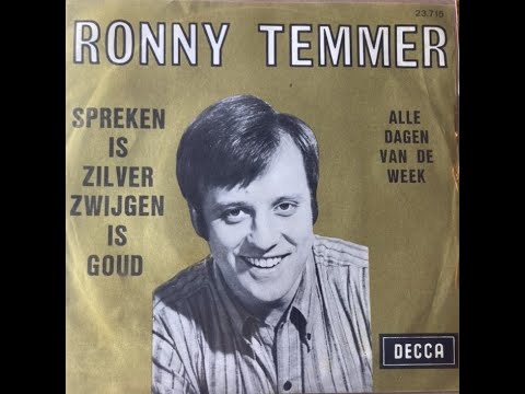 ronny temmer - alle dagen van de week (betere opname) - YouTube