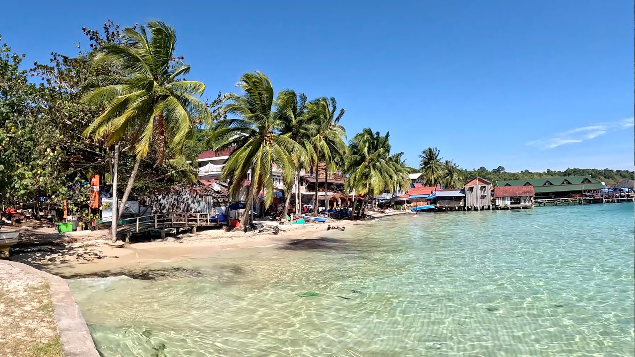 Koh Rong Village, Koh Rong, Cambodia | Walking 4K 🇰🇭 - YouTube