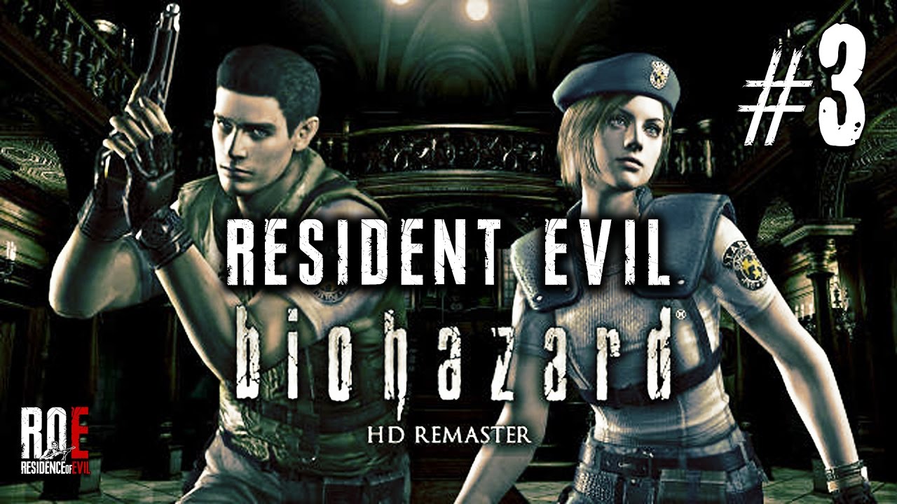 Resident Evil 1 HD Remaster - Pt. 3 | PC | 60fps | 1080 | ☣ ROE Let's ...