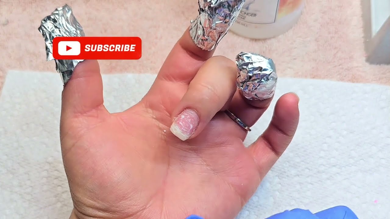 why you should SOAK OFF VS RIPPED OFF your nail extensions! - YouTube