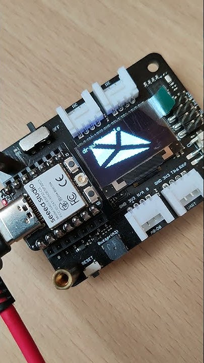 XIAO ESP32C3 display on XIAO Expansion board's OLED using u8g2 library (Arduino Framework) - YouTube