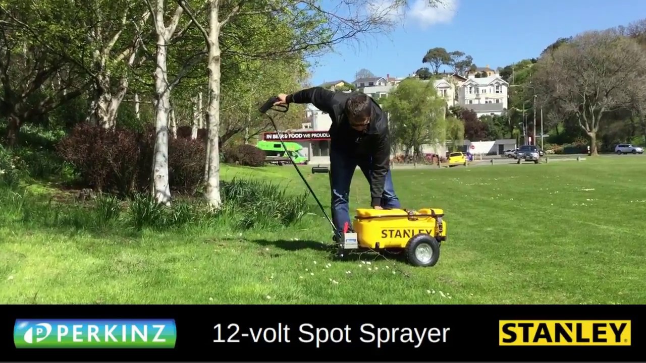 Stanley 30l Spot Sprayer Trundler - YouTube
