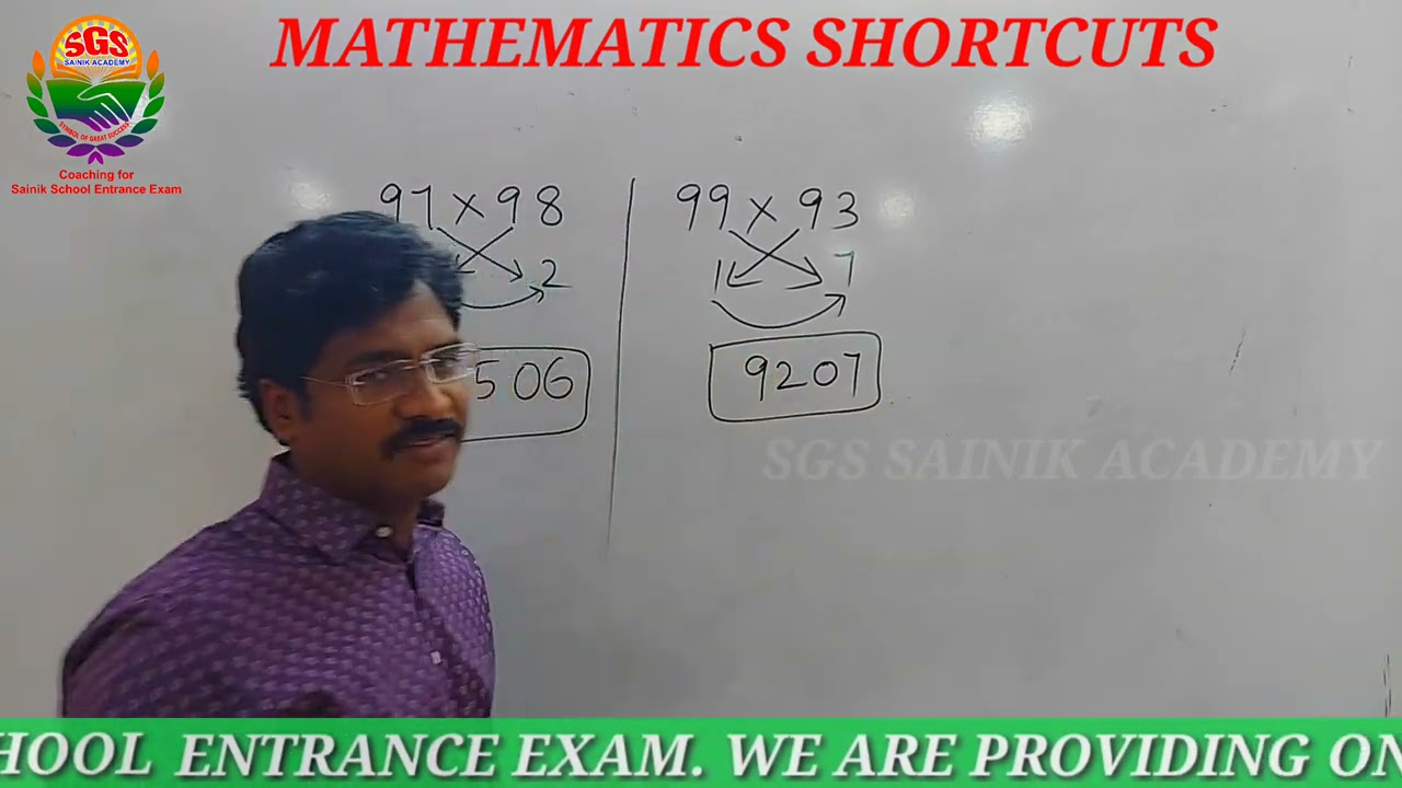 Mathematics shortcuts - YouTube