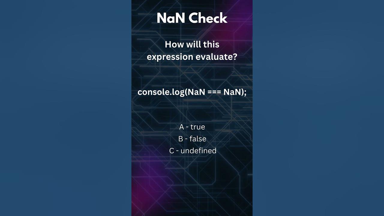 Nan Check Javascriptquiz Javascript Freecodecamp Programmingquiz Javascripttutorial 