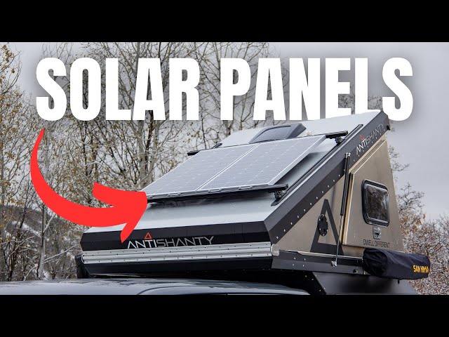Solar Panel Installation For Camper Shell Our RV Solar System Upgrade