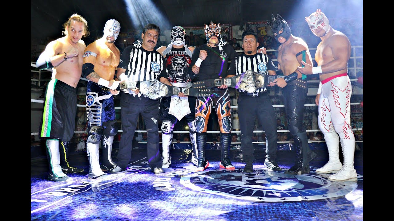PWG World Tag Team Championship Penta/Fenix vs Laredo/Flamita vs Horus ...