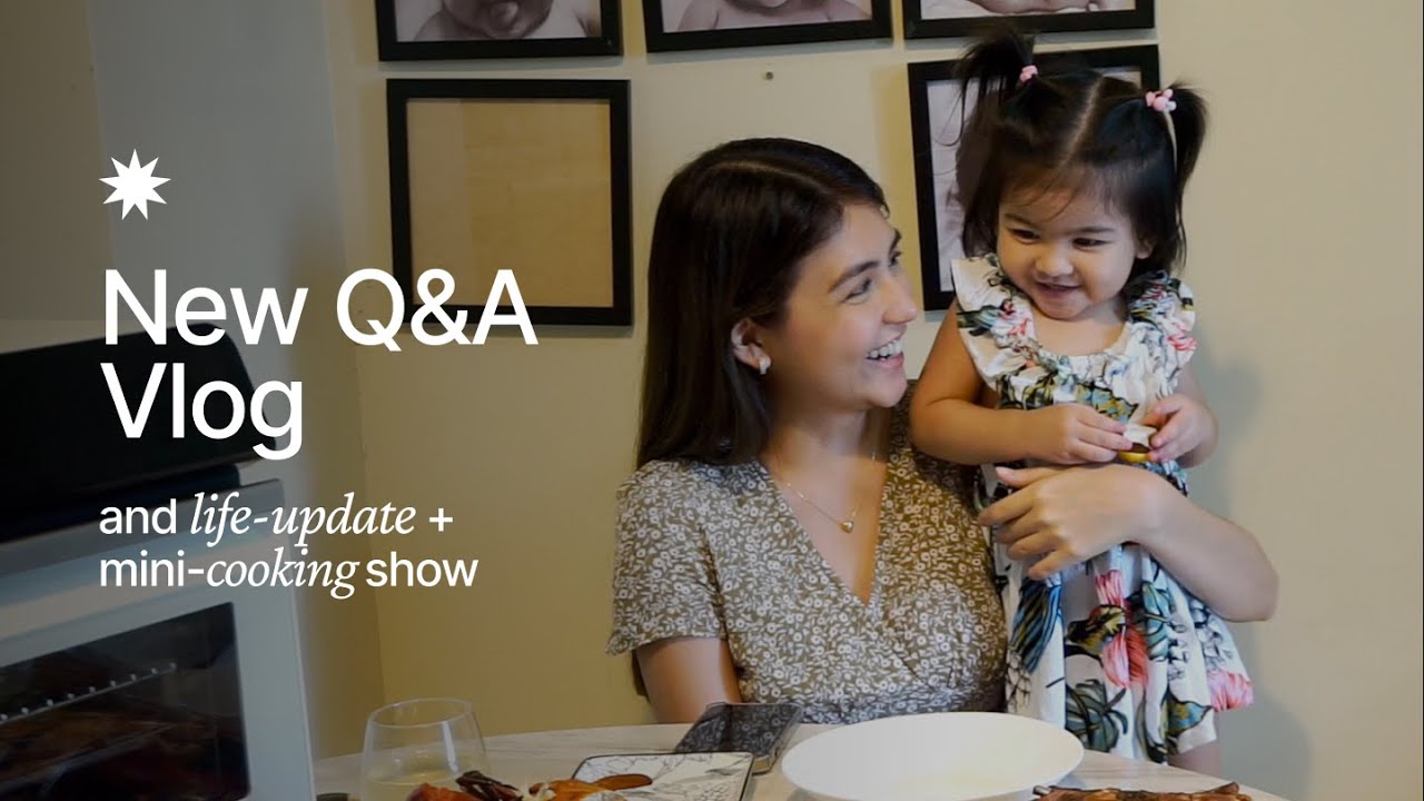 Vlog • Q&A *life update & mini cooking show 💖 - YouTube