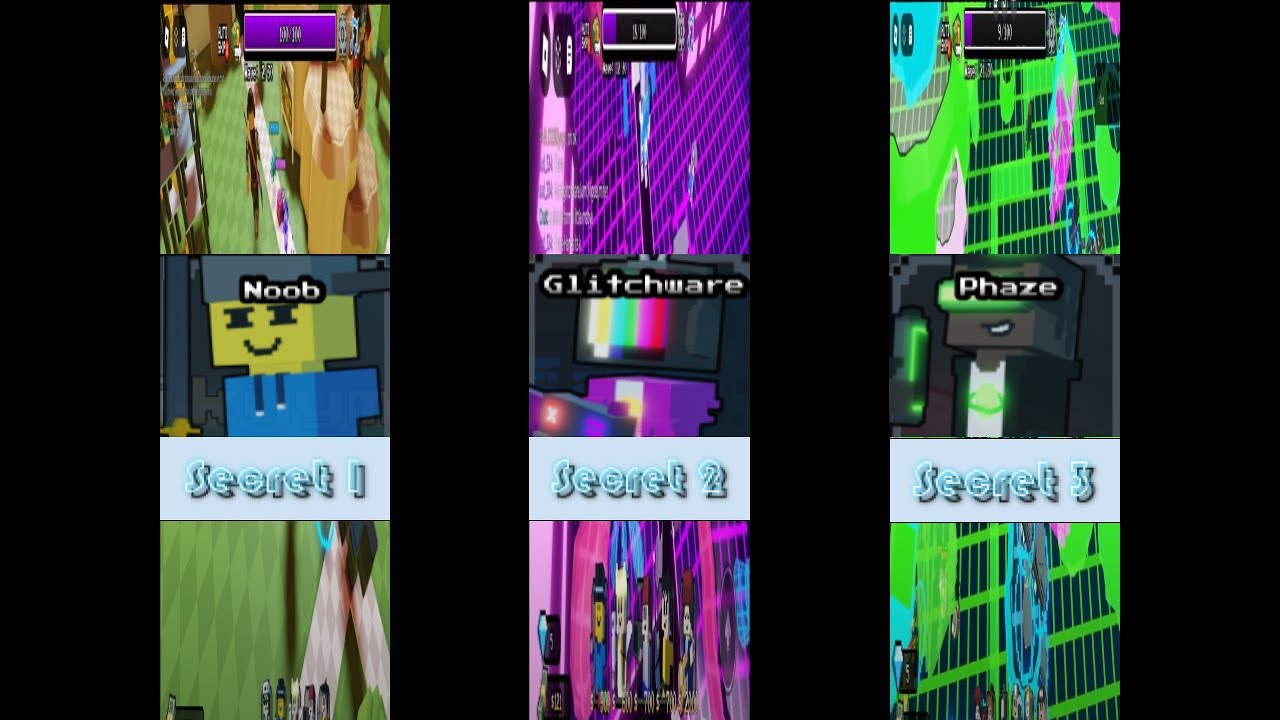 Voxel Defenders All Secret Maps! (Noob, Glitchware, Phaze) - YouTube