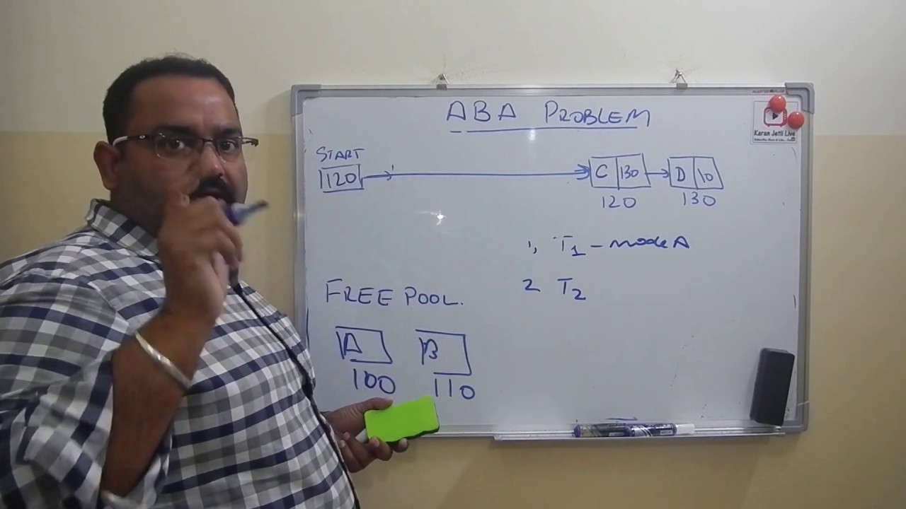 Garbage collection and ABA problem in concurrency with example - YouTube