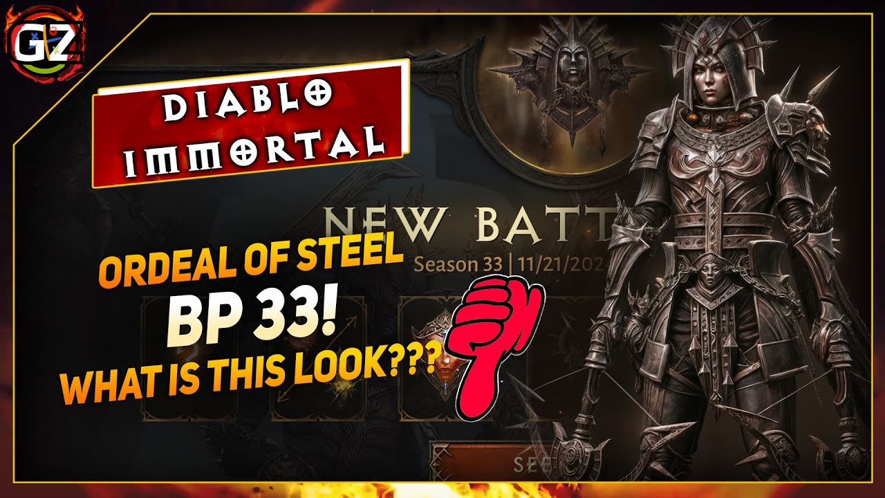 Battle Pass 33 - Ordeal of Steel | What Is This Look??? | DH - Diablo ...