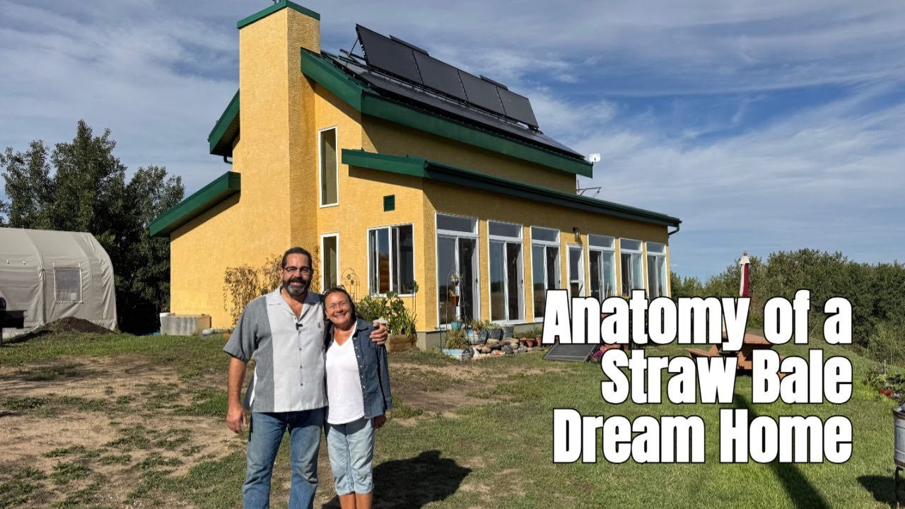 Anatomy of an Amazing Straw Bale Home - YouTube