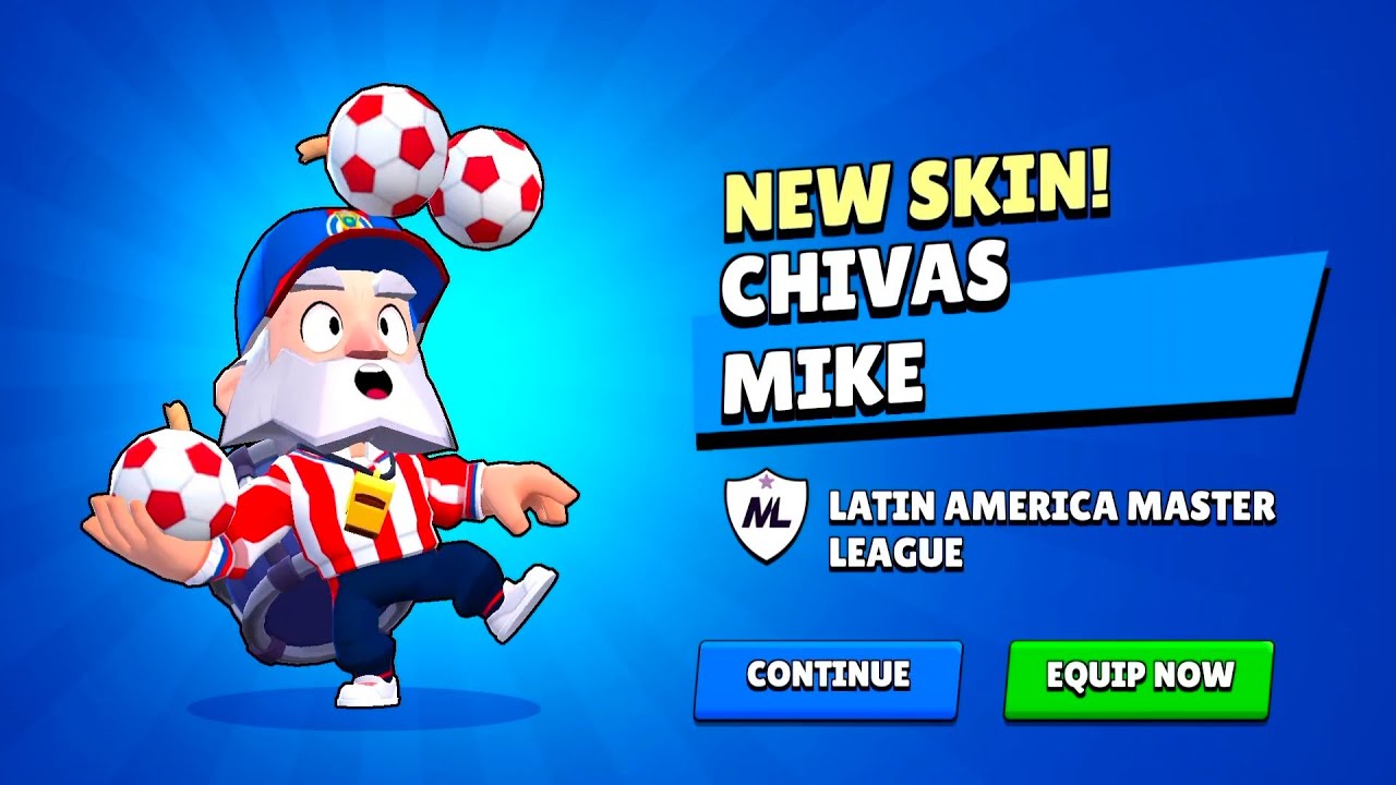 Skin Fest! Unlocked ALL Brawl Stars Skins, Including Chivas Mike (Latin ...