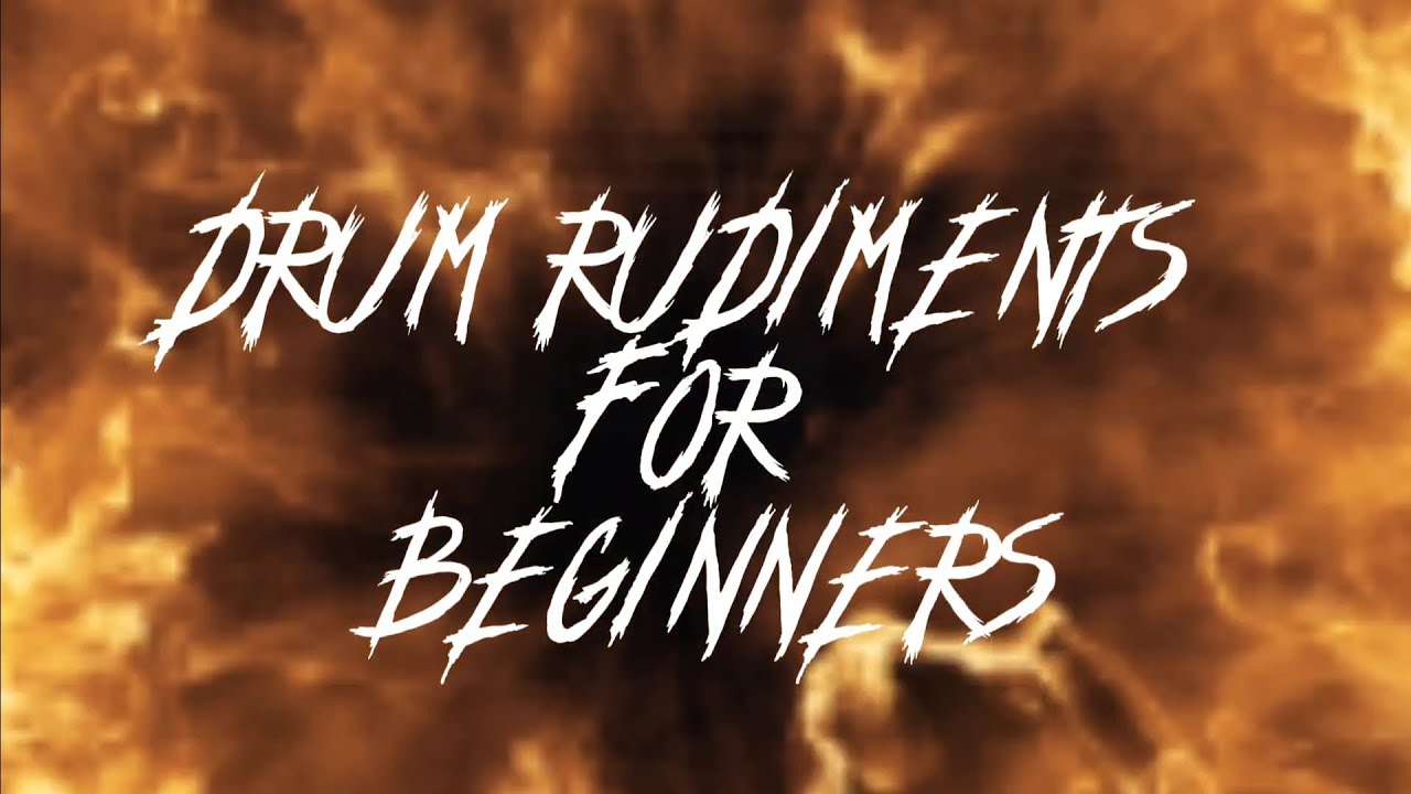 Learn your DRUM RUDIMENTS - YouTube
