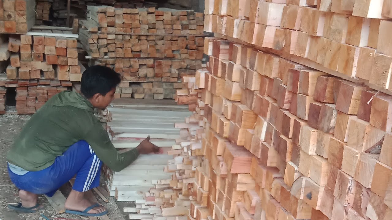 mazing...!!! cm 2 macam ukuran proses kayu ini.. - YouTube