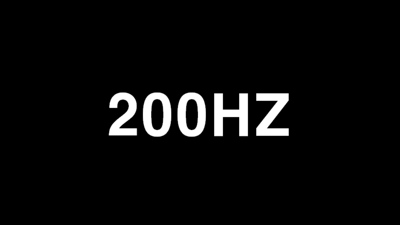 200HZ의 주파수 1시간 연속 듣기(200Hz frequency continuous listening for 1 hour ...