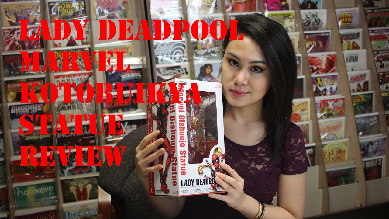 Marvel Lady Deadpool Kotobukiya Bishoujo Statue Review - YouTube