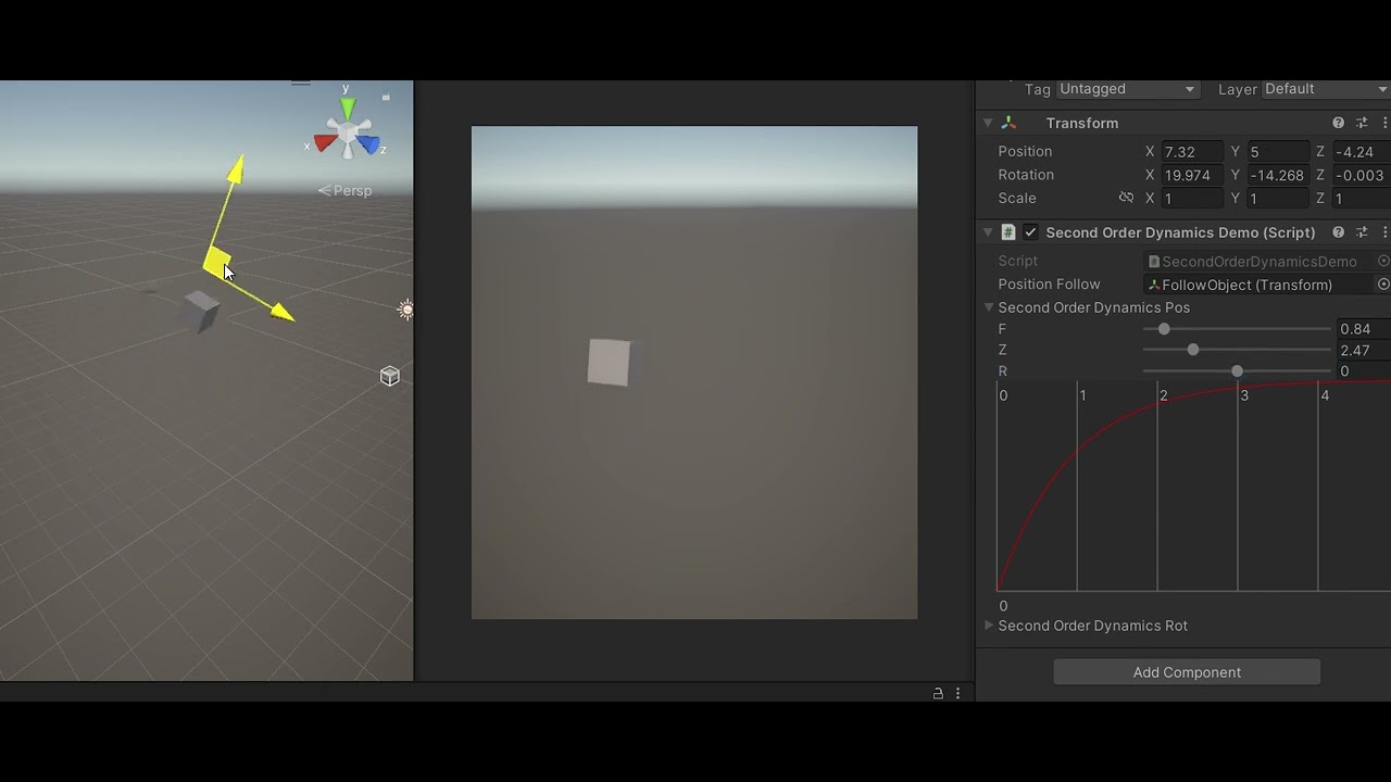 Second Order Dynamics System Demo - YouTube