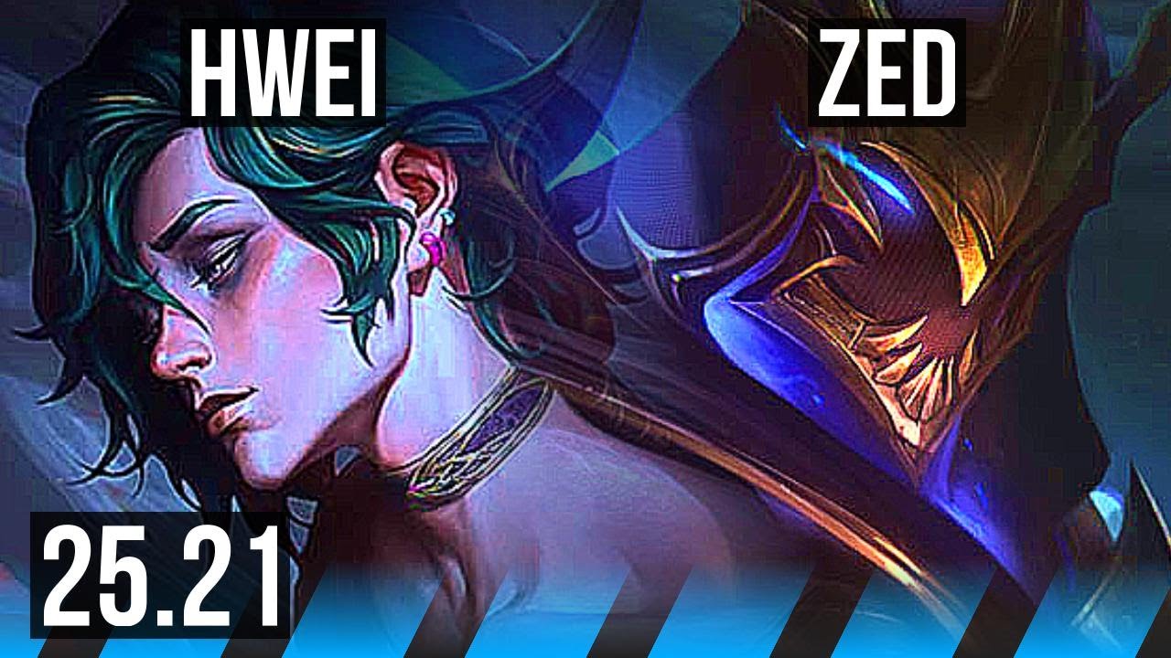 HWEI vs ZED (MID) | NA Grandmaster | 25.21 - YouTube