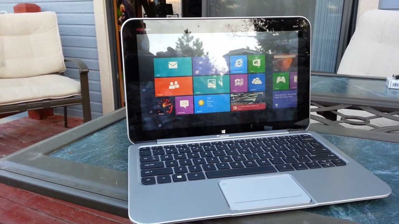 Windows - Computer - HP ENVY X2 outdoors Review - YouTube