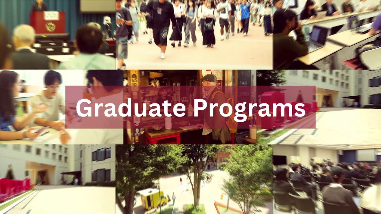 English-taught graduate programs - YouTube