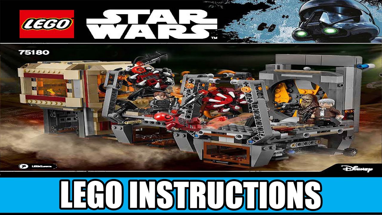 LEGO Instructions - Star Wars - 75180 - Rathtar Escape - Episode VII ...