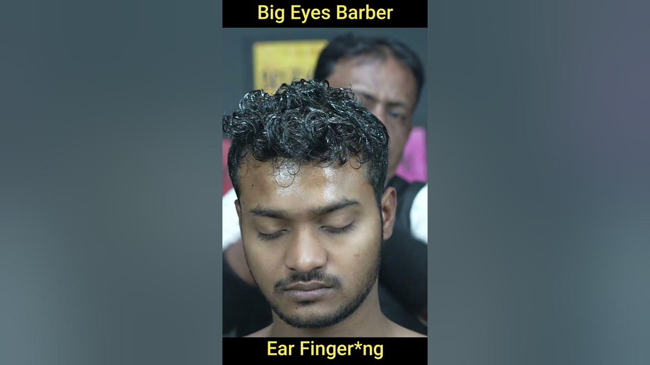 Oil Massage Ear Finger Big Eyes Barber Neck Crack Ear Crack Neck Massage Asmr Shorts