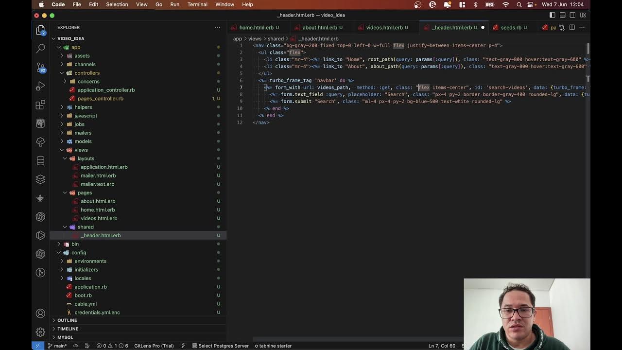 Ruby on Rails + turbo hotwired + data permanent - YouTube